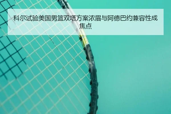 科尔试验美国男篮双塔方案浓眉与阿德巴约兼容性成焦点 - 福彩